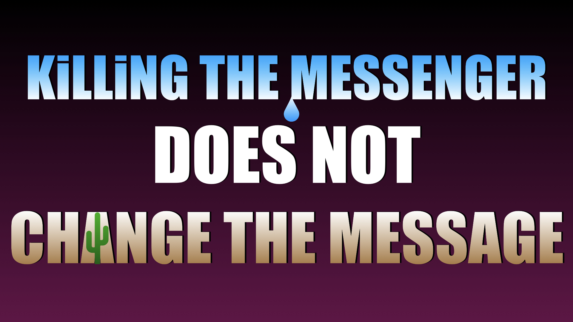 “Water in the wilderness” Dn Demetrius Springer – Third Presbyterian Church